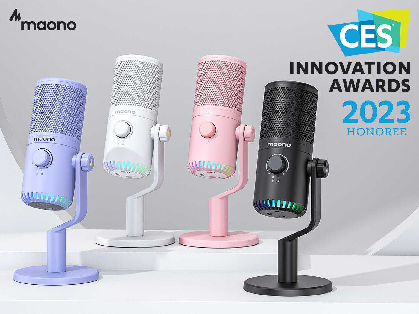 Maono DM30 USB Microphone wins CES 2023 Innovation Award