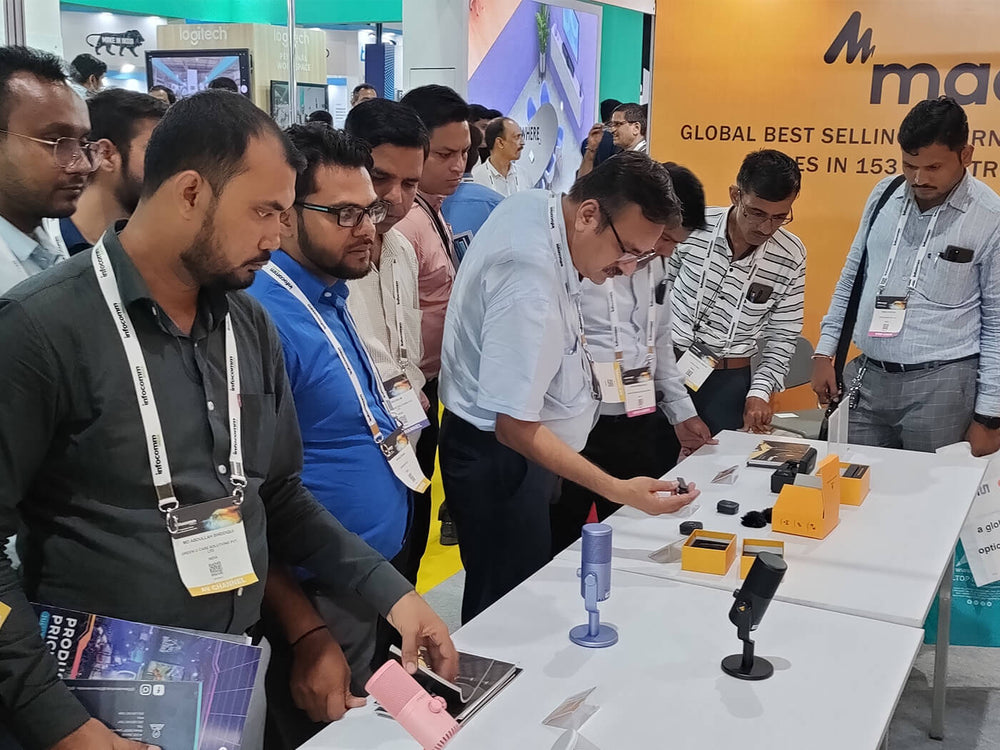 Maono Internet Microphone Brand Show Up On InfoComm India 2022