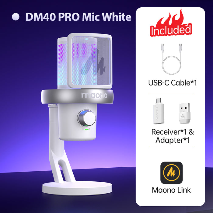 DM40 USB/Wireless Gaming Desktop Microphone