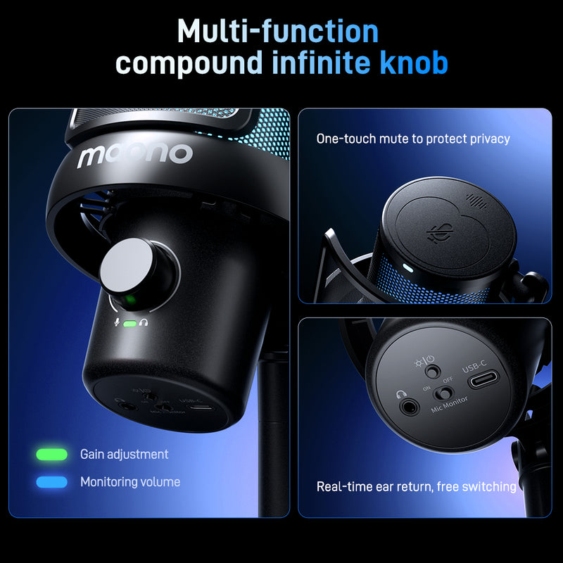 DM40 USB/Wireless Gaming Desktop Microphone