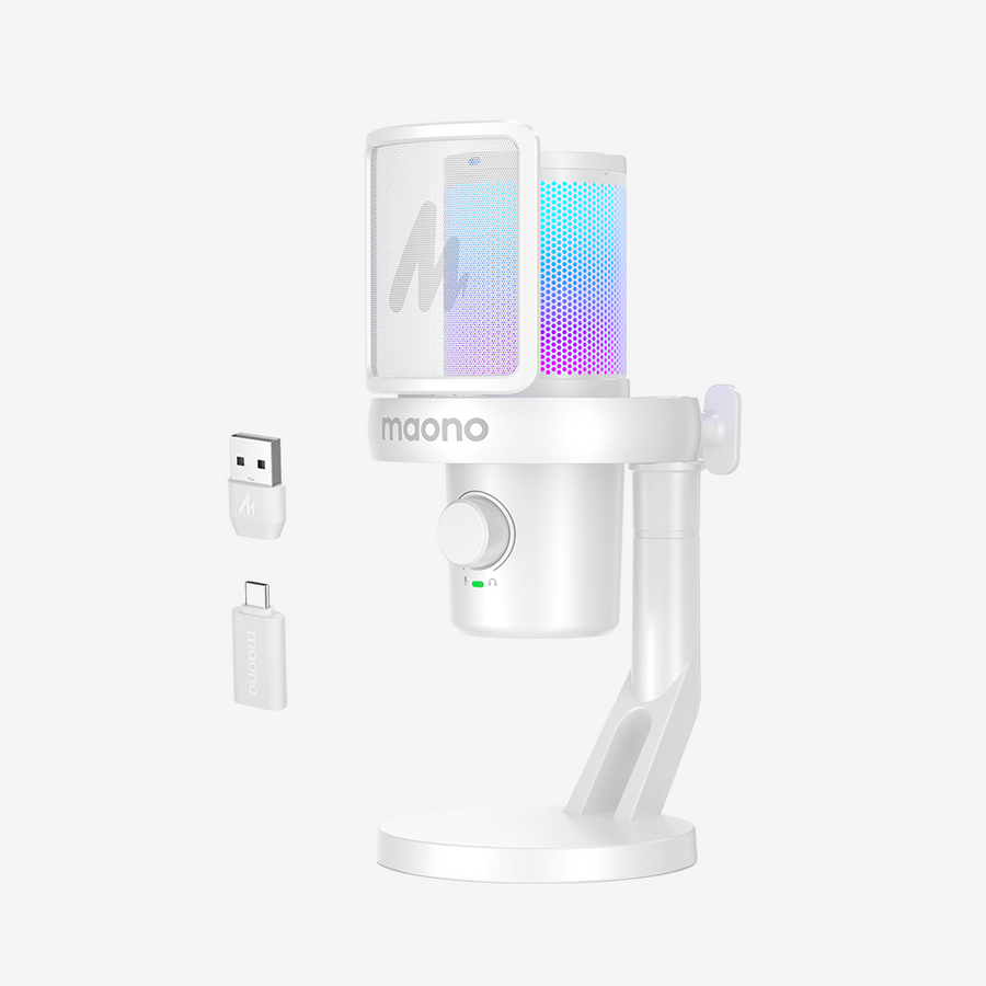 MAONO Wireless Microphones, USB Microphone & 3.5mm Microphone