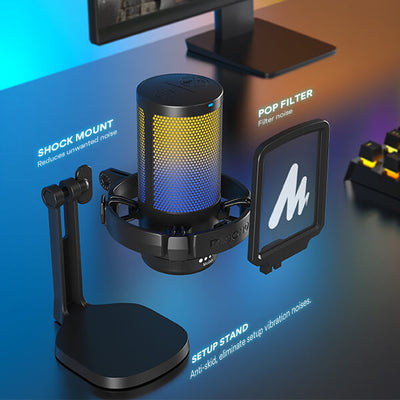 DGM20 GAMERWAVE Condenser USB Gaming Microphone | MAONO