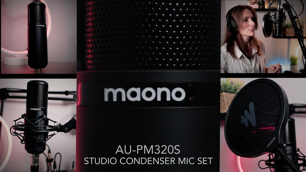 PM320 Studio Condenser XLR Microphone | MAONO