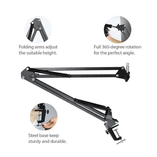 Microphone Suspension Boom Scissor Arm Stand | Maono AU-B01 - Maono ...