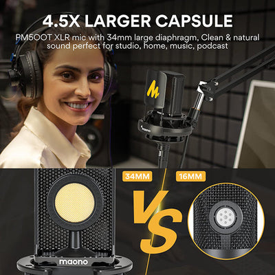 PM500 Series Studio-quality XLR Microphone | MAONO